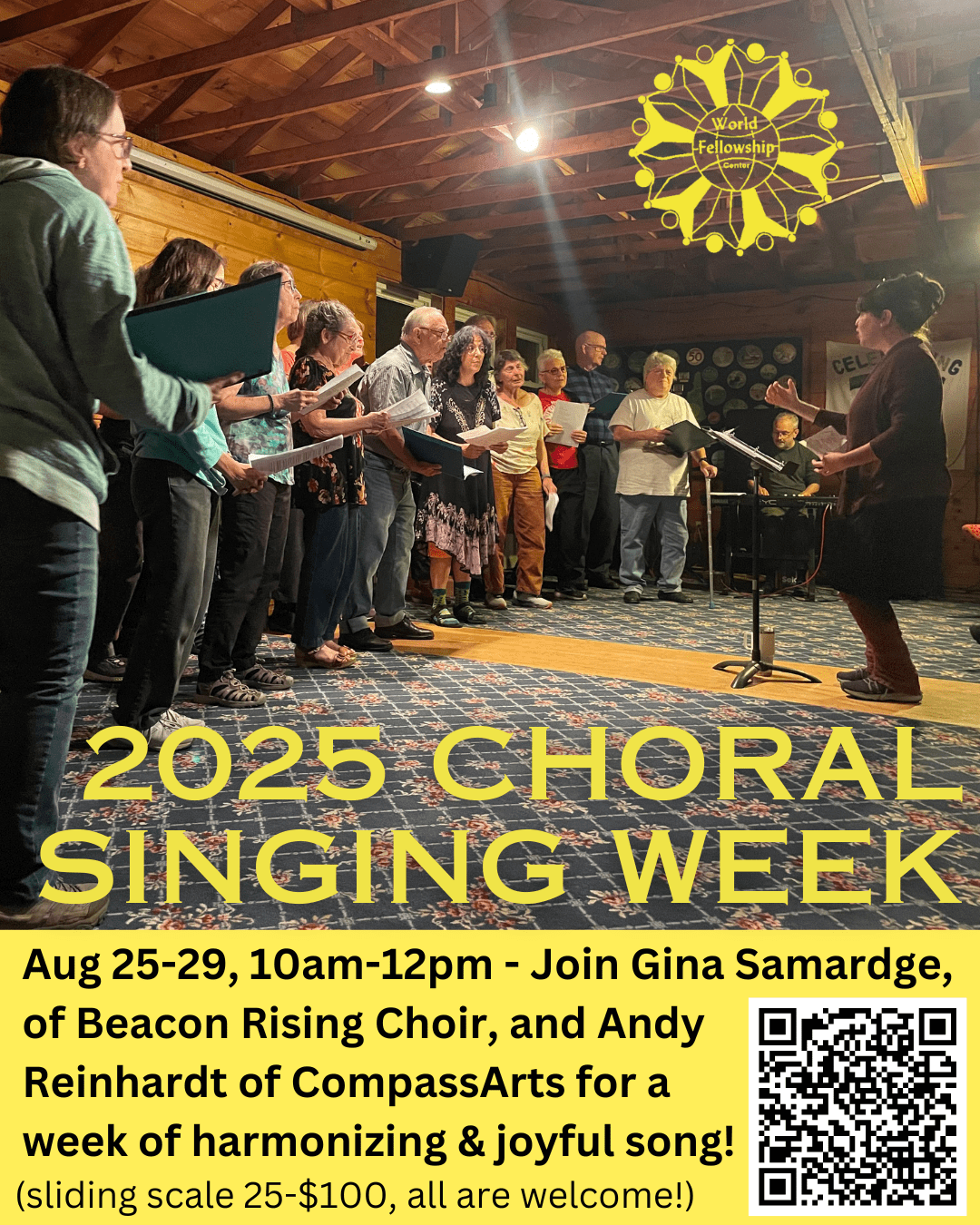 Choral Singing Week (Gina Samardge & Andy Reinhardt) – World Fellowship ...
