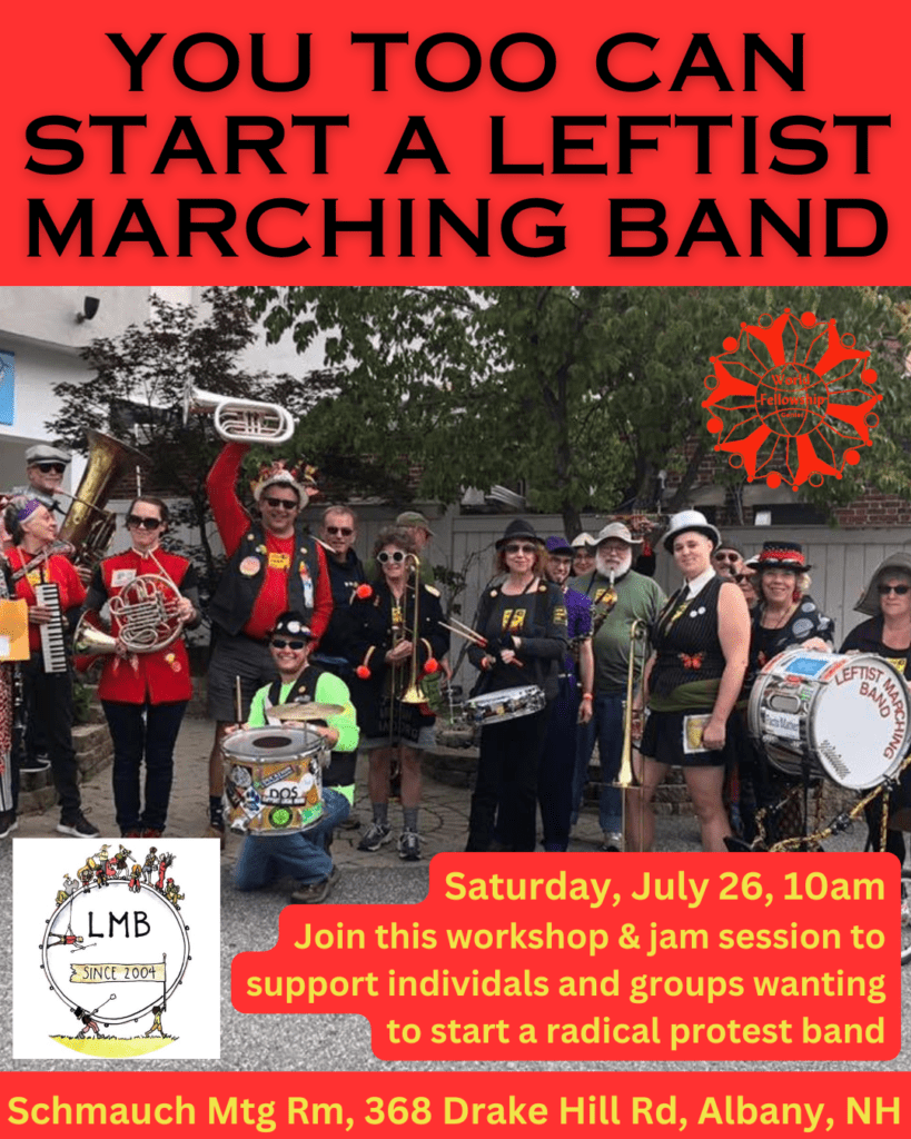How to Start a Leftist Marching Band (Workshop) – World Fellowship Center