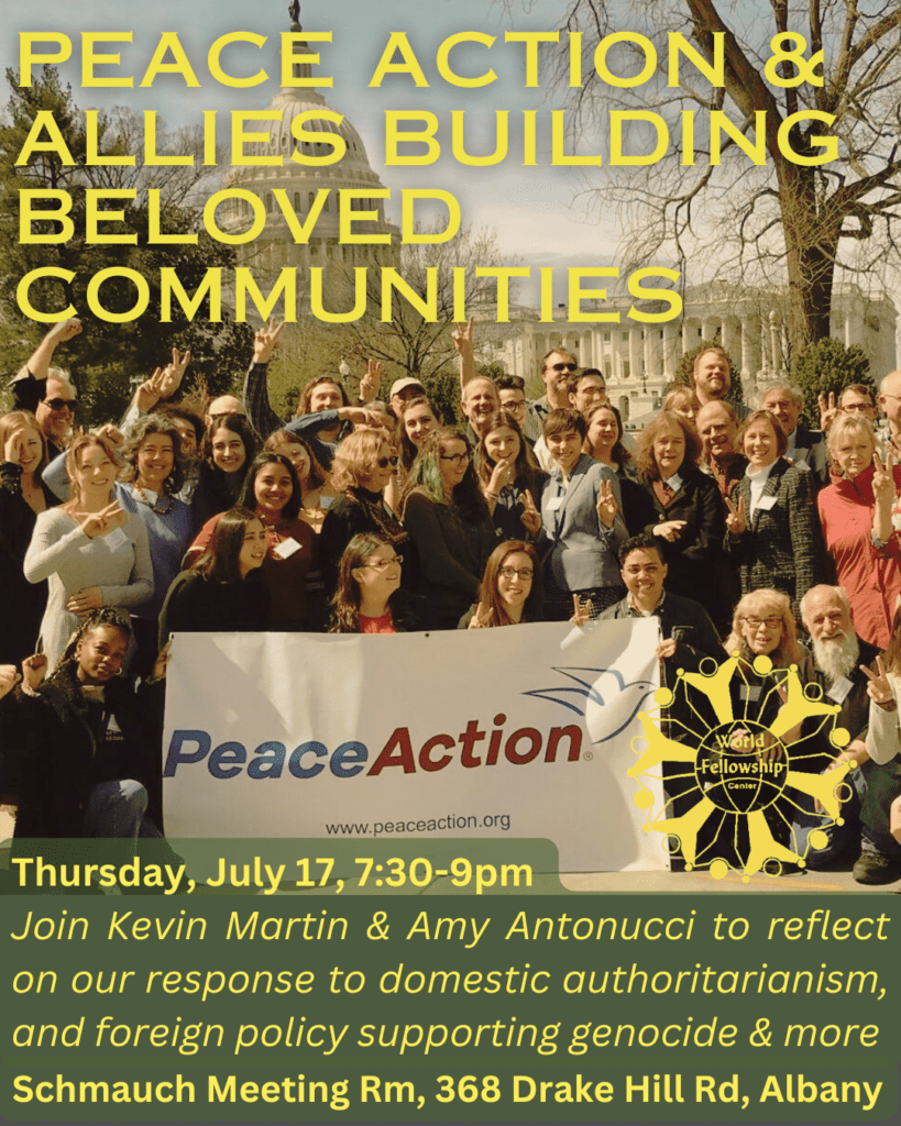 Peace Action and Allies Building Beloved Communities (Kevin Martin ...